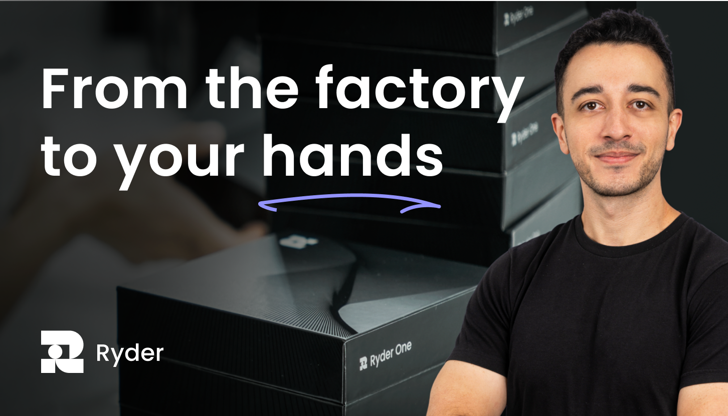 Ryder One is now officially shipping!